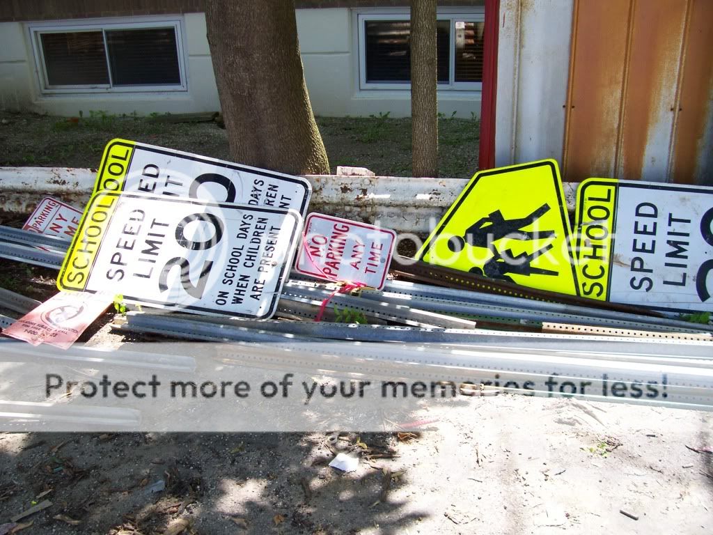 Discarded Signs, Palatine, IL