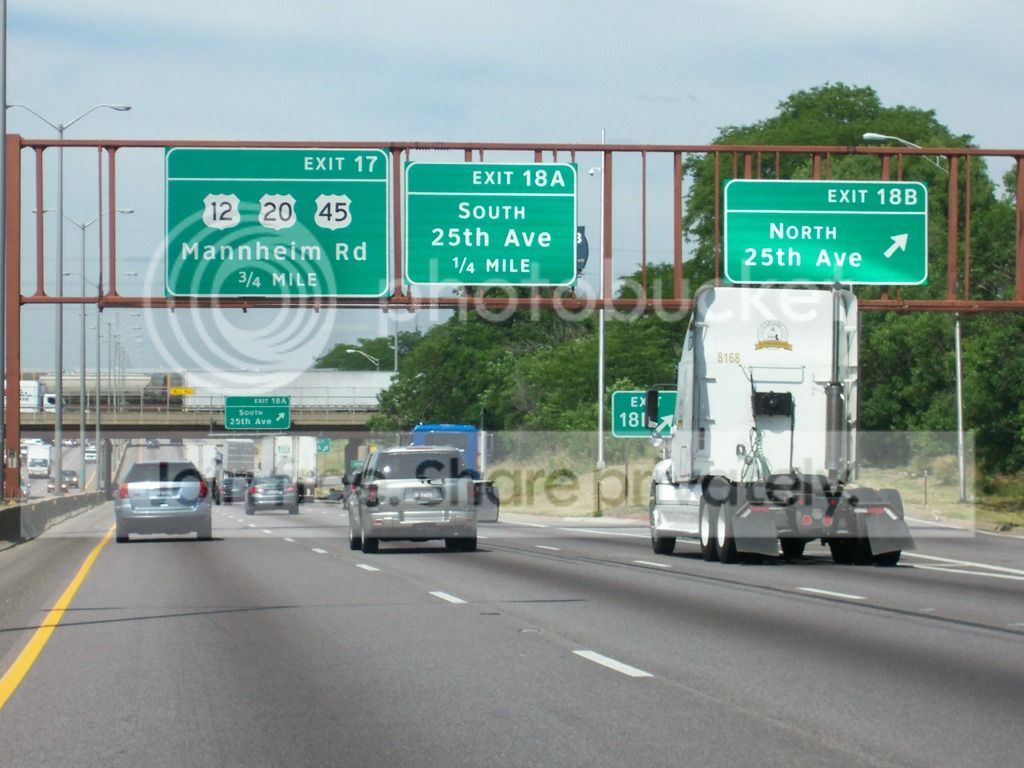 Ordinal indicators on signage for numbered streets
