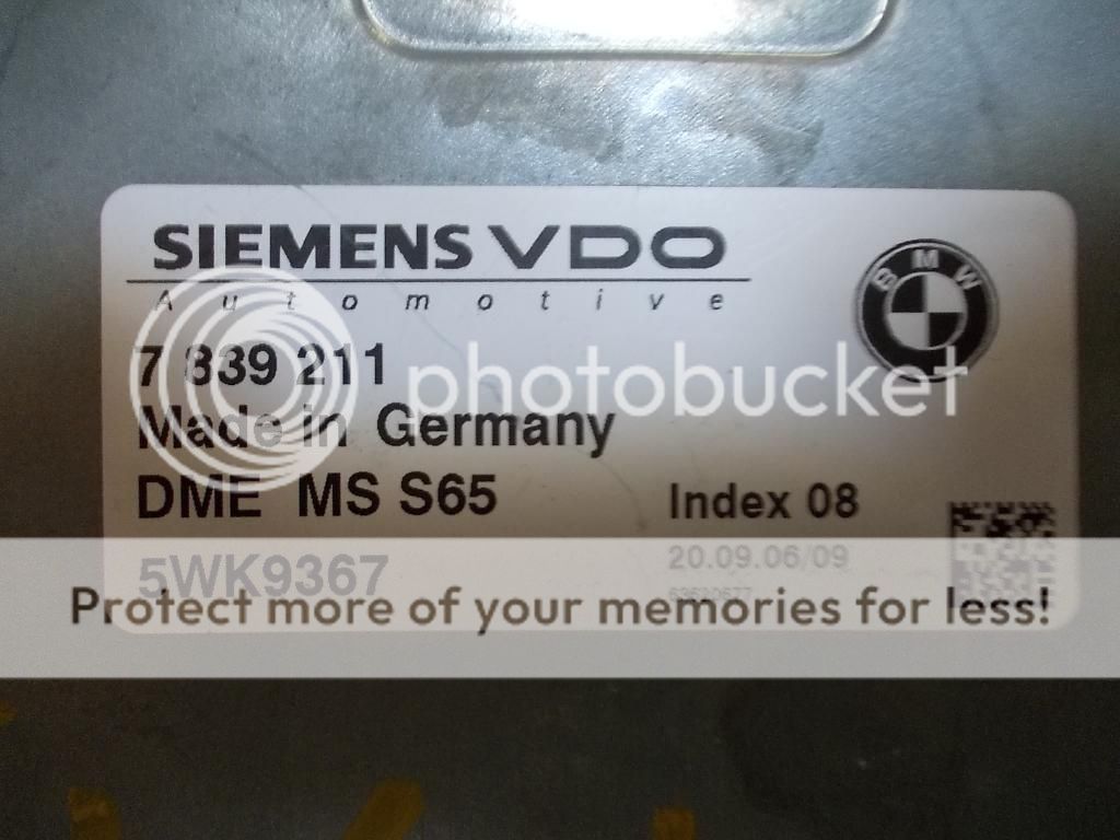 FS: E60 E61 S85 M5 ECU CAS DME With Key | BMW M5 Forum and M6 Forums