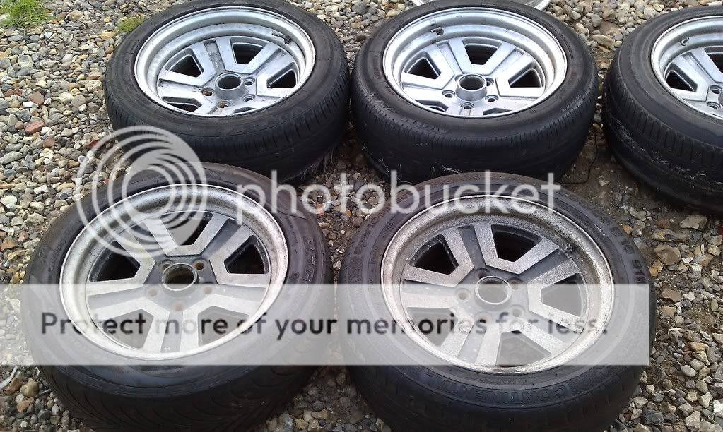 starion wideboy rims. 5x114.3.. 2 pairs of 16x8j ET-10 and a pair of ...