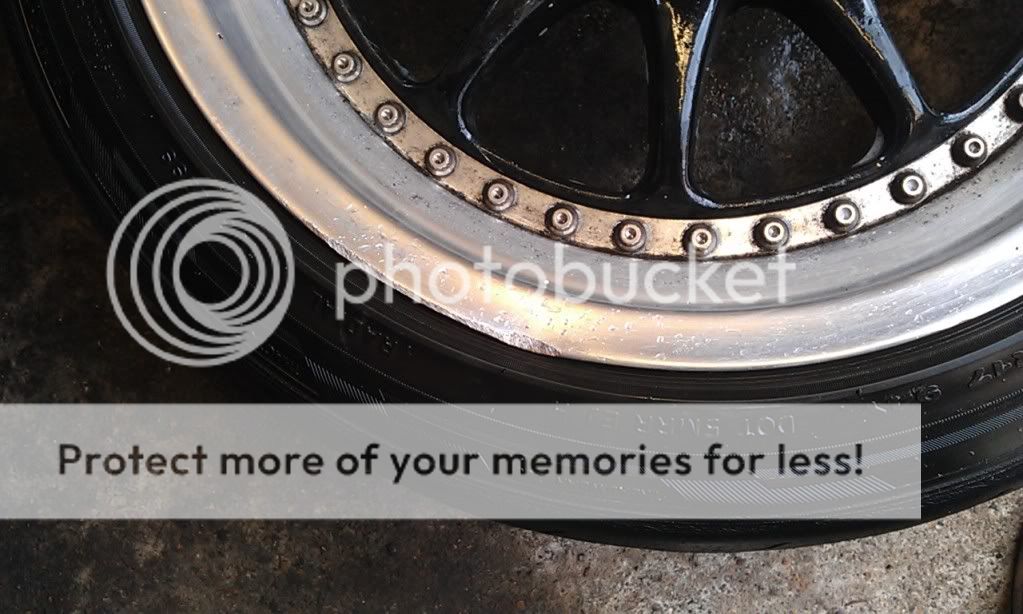 3 piece Blitz type 01 split rims 5x114 17x9J ET22 all round black with ...