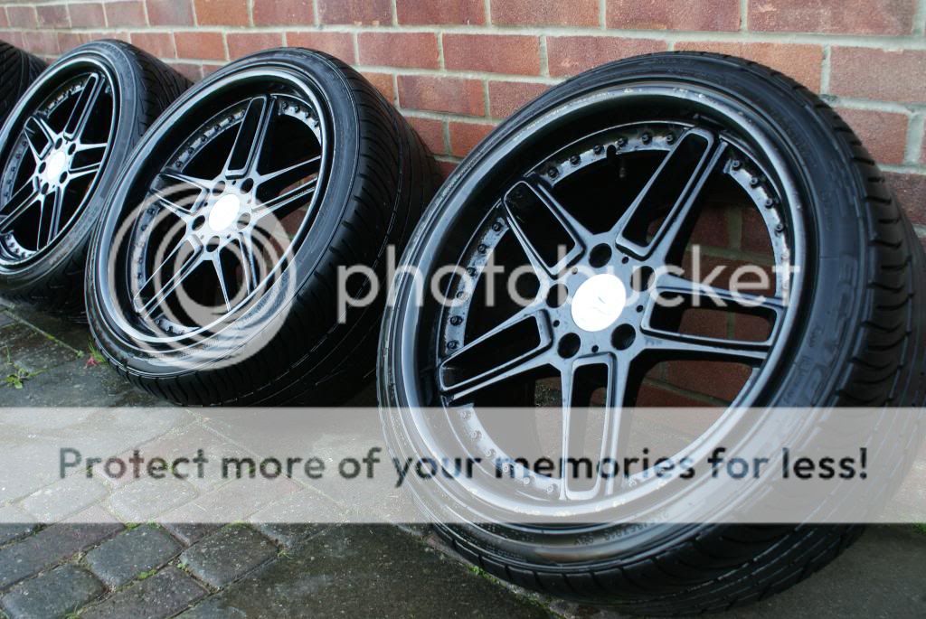 18" 9.5J and 10J Lehrmeister 3 piece split rims, for swaps ...
